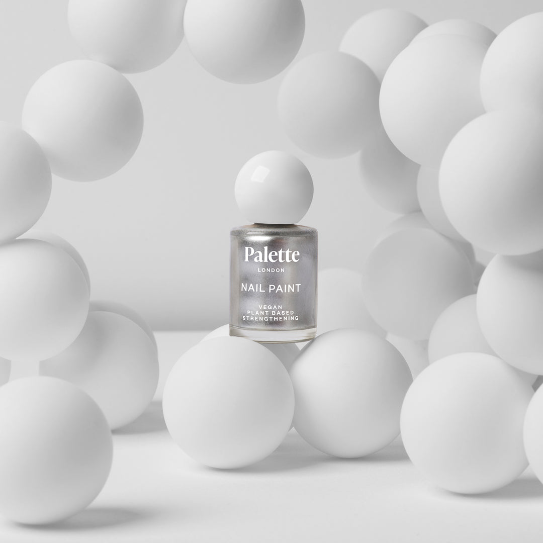 Silver Shadow Nail Paint – Palette London